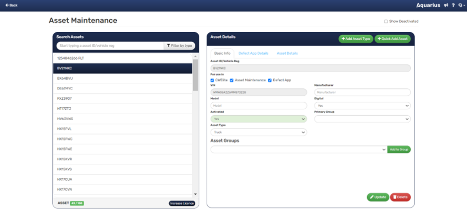 Clockwatcher Elite - Vehicle Maintenance