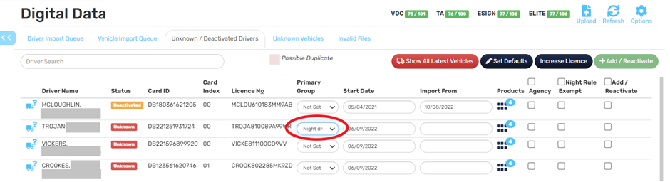 Clockwatcher Elite - Adding new drivers to ClockWatcher Elite